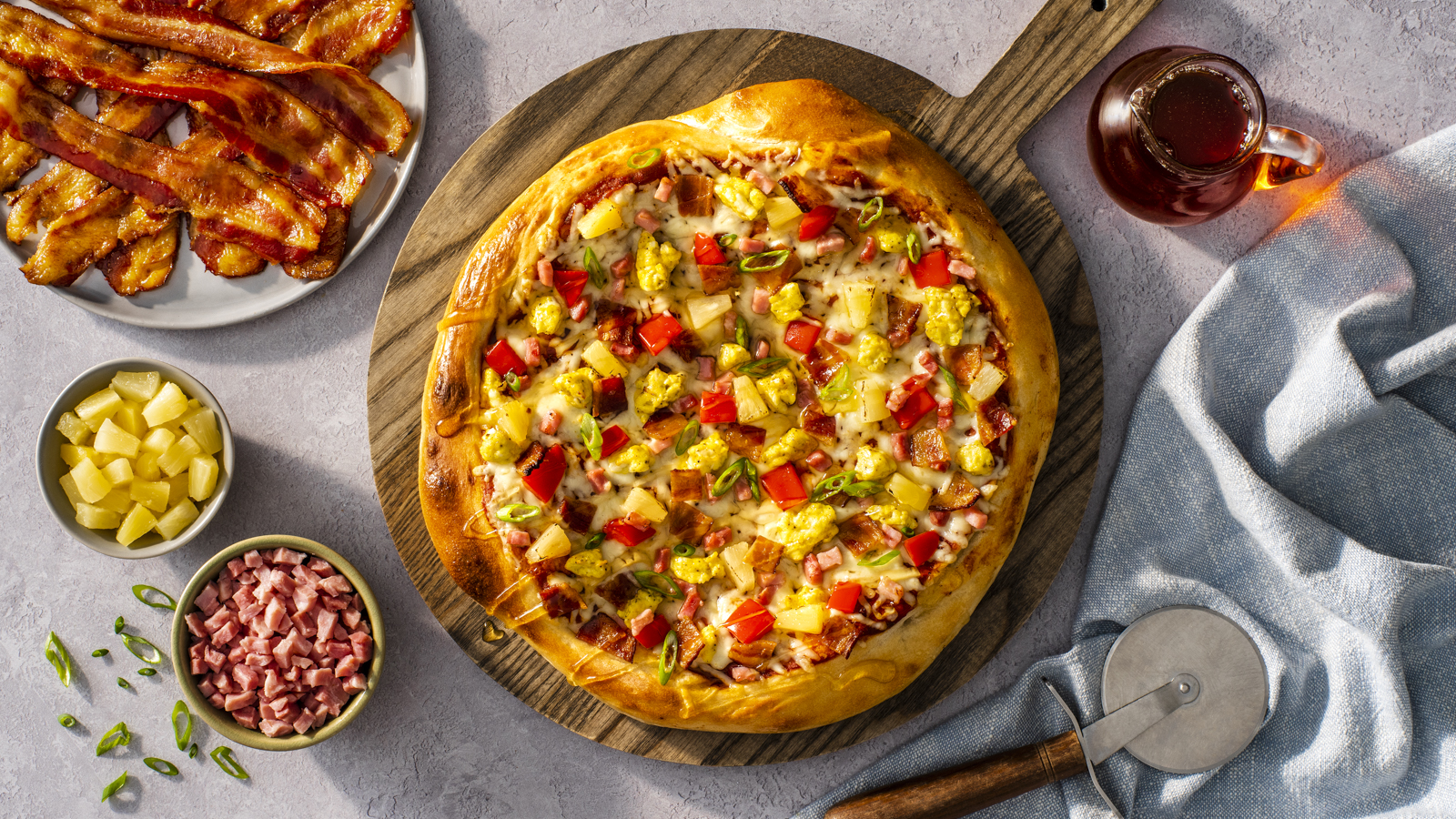 Hawaiian Breakfast Pizza - Indiana Packers