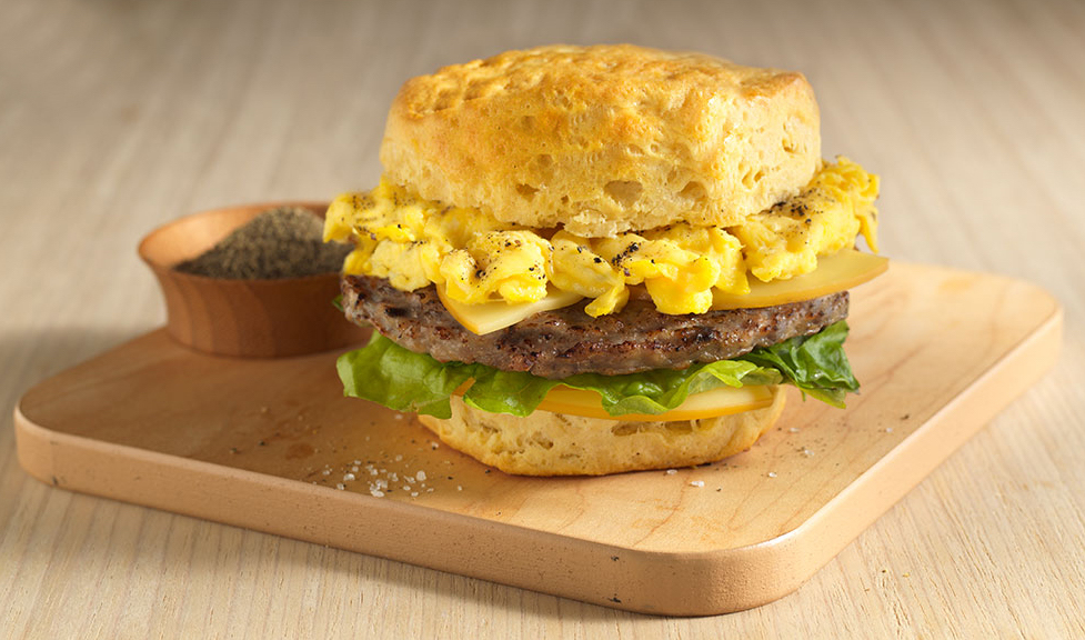 Crafted Pork Patty Breakfast Sandwich - Indiana Packers
